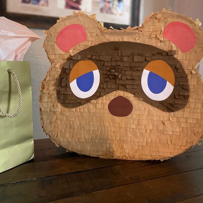 Animal Crossing Tom Nook Character Handmade Pinata Medium 18 Birthday ...
