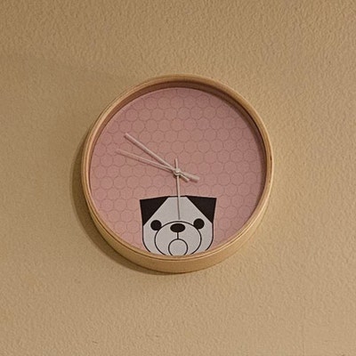 Simple Wall Clock, Black and White Clock, Minimalist Design, Less is ...