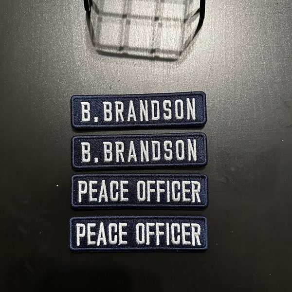 Tactical Name Patch, Custom Name Tape, Custom Embroidered Name Tag ...