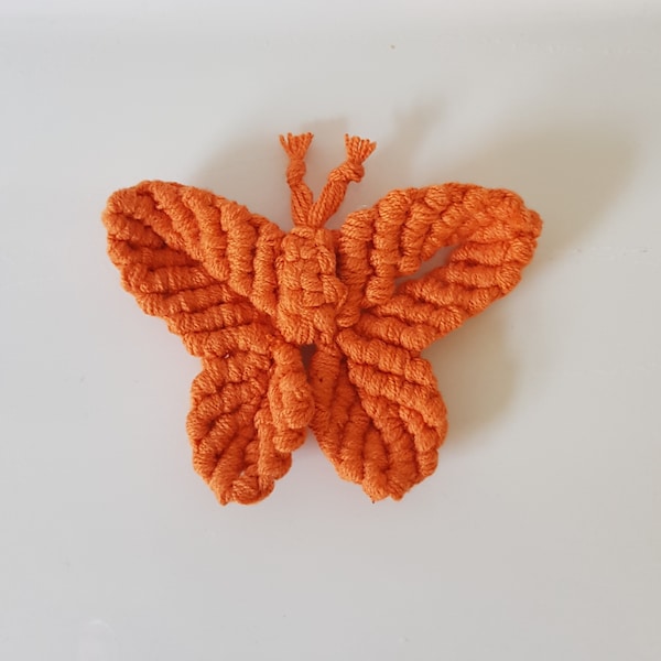 MACRAME PATTERN / 3D Butterfly / Insect / Animal / DIY / Pdf / Macrame ...