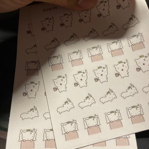 Utility Bills Printable Doodle Icon Stickers Digital Planner Sticker ...