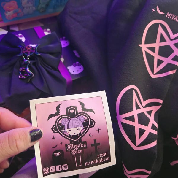 Sister Choker SUN and MOON, Pastel Goth Collar, White Gothic Jewelry ...