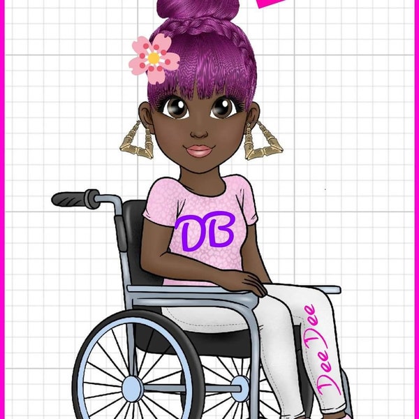Wheelchair Clipart, Wheelchair Girl PNG, Diversity and Inclusion PNG ...