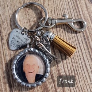 Photo Memorial Custom Memorial Memorial Keychain Memorial Gift ...