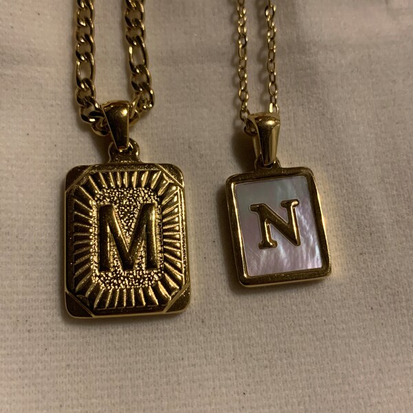 Couple Necklace Set of 2 Multi Initial Necklace Christmas Gifts for ...