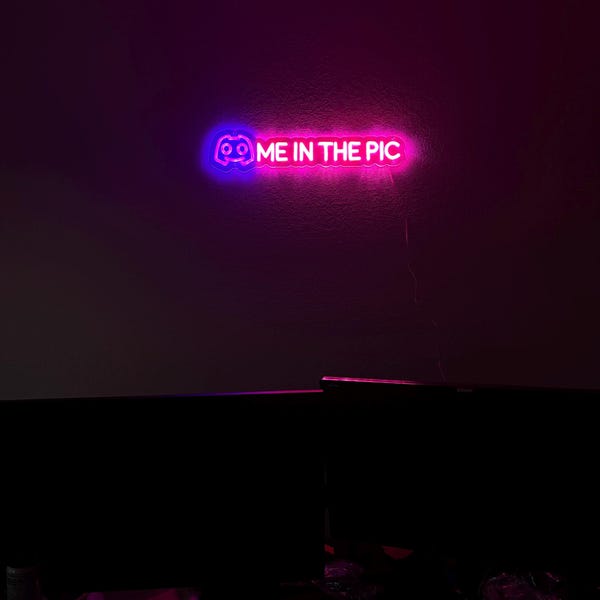 Custom Gamer Tag Neon Sign Gaming Wall Decor Custom LED Neon Light ...