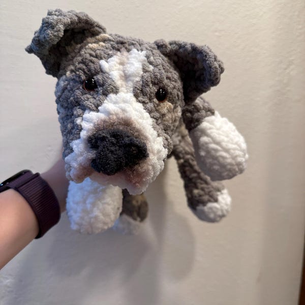 Pitbull Crochet Pattern - Amigurumi - Etsy