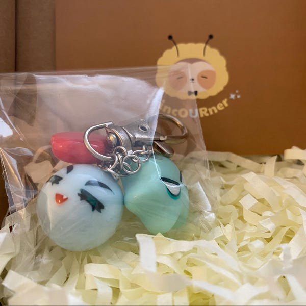 Keychain Mizi and Sua (alien Stage) - Etsy