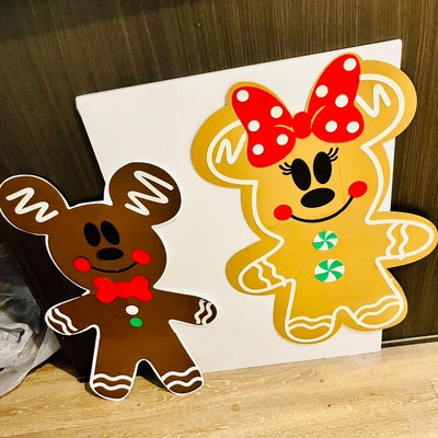 Christmas Gingerbread Svg, Mickey Gingerbread SVG, Christmas Svg ...