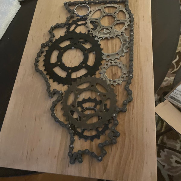 Mountain Bike Chain Art/design - Etsy