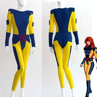 Custom Made Lamia Raised by Wolves Costume Dark Gray Sage Green Spandex ...