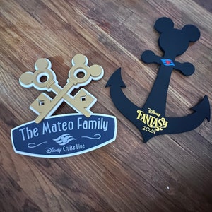 Lightning Mcqueen Mickey, Disney Cruise Door Magnets With LED Lights ...