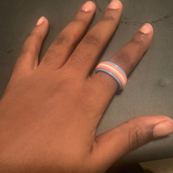 Transgender Pride Fidget Spinner Ring Anti Anxiety Stress Relief 3D ...