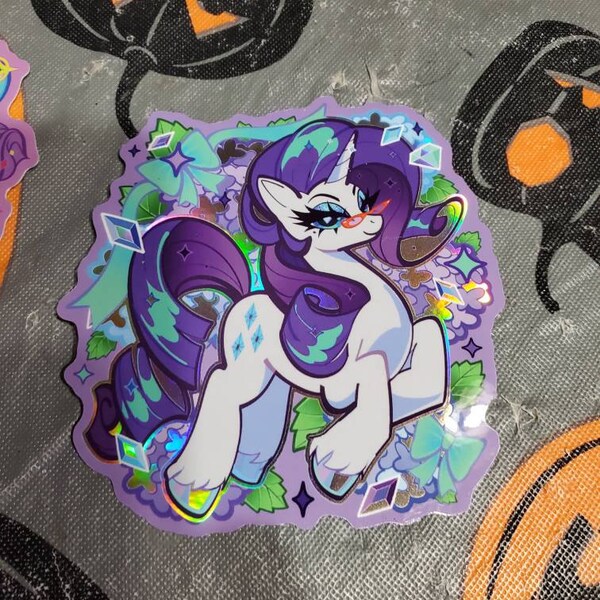 3.5 X 3.5 Holographic Rarity Vinyl Sticker - Etsy