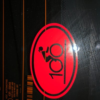 Bicycling Cycling 100 Mile Bike Race Decal Sticker Oval - Etsy