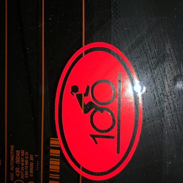 Bicycling Cycling 100 Mile Bike Race Decal Sticker Oval Fitness Club ...