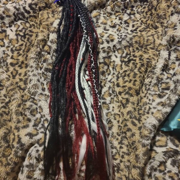 Black Curly Wool Dreads. "black Wizard" Double Ended or Single Ended ...