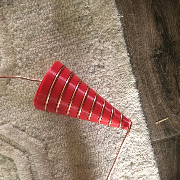 Large 77mm Tall Fibonacci Spiral Coil Winding Jig for Electroculture ...