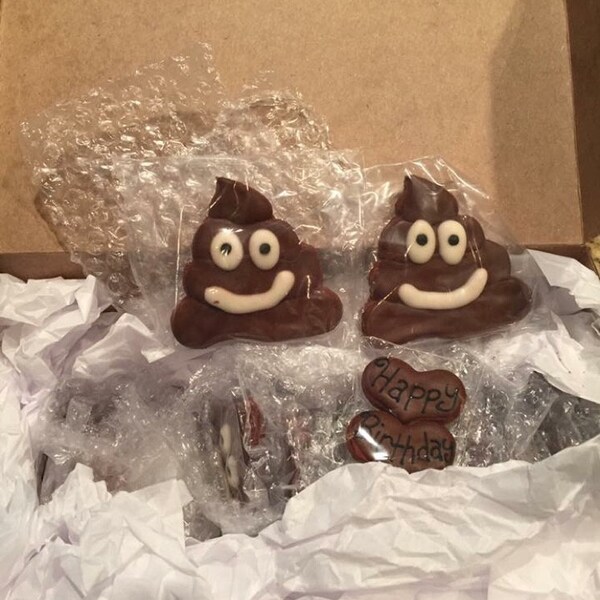 Happy Poo Poop Decorated Sugar Cookies 3" -1 Dozen - Etsy