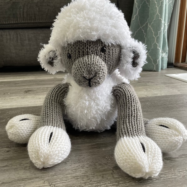 Lamb - Circular Knitting Machine Pdf Pattern - Sentro Addi Express - Etsy