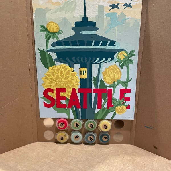 Oleander Hawk Moth Paint-by-number Kit - Etsy