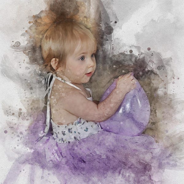 Custom Watercolor Portrait From Photo,, Personalized Watercolor ...