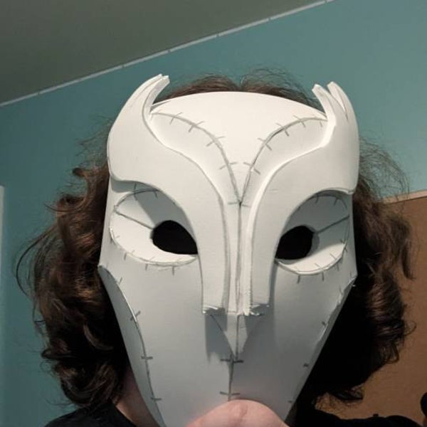 Owl Mask: DIY Printable EVA Foam Mask Pattern for Cosplay, Scalable PDF ...