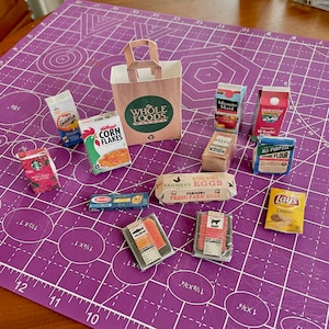 Miniature Coloring Set Box & Book With Real Pages 1:6, 12.., Instant ...