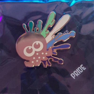 Splatoon TRANS Pride Pins Squid Octo - Etsy
