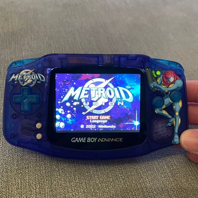 Metroid Fusion Custom Nintendo Gameboy Advance GBA - Etsy