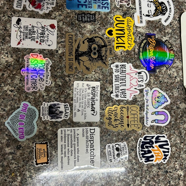 Forensic - Identification - Police 6 Pack of Stickers! - Etsy