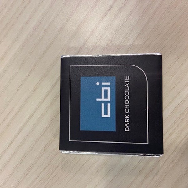 Custom Individually Wrapped Chocolates Business Logo Favors for ...