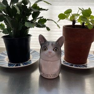 Orange Fox Jar Fox Pottery Container Handmade Sugar Bowl - Etsy