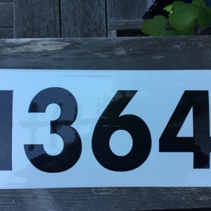 Enamel House Number 8 1/4 x 6 1/4 21 x 16 cm | Etsy