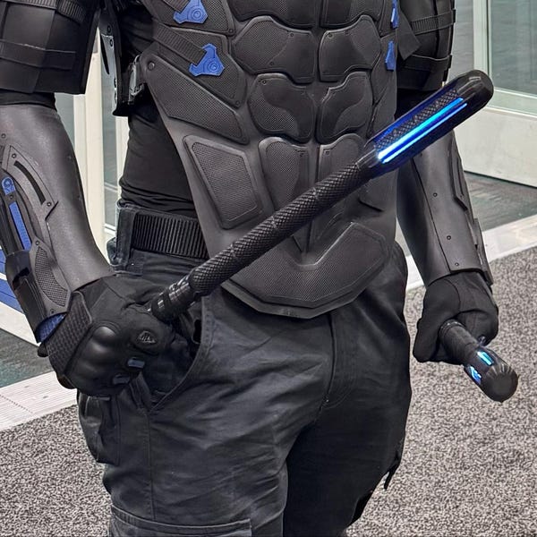 Nightwing Ecrisma Sticks V2 - LED Nightwing Costume - Nightwing Cosplay ...