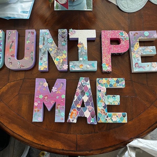 Paper Mache Letters - Etsy