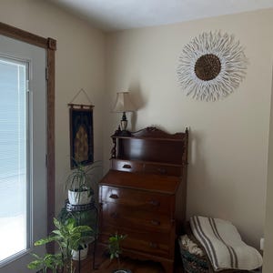 Authentic Mulberry Wall Decor-round Sunburst Decoration-handcrafted ...