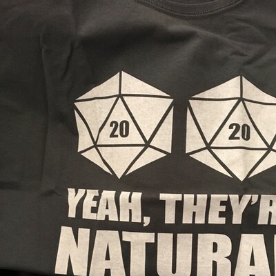 D20 Yeah, They're Natural Natural 20 All Natural Dungeons and Dragons D ...