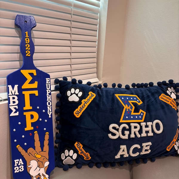 18" Custom Sorority/fraternity Paddle - Etsy