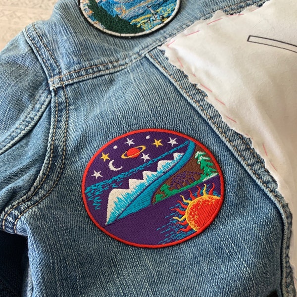 Rock Hand Applique IRON ON PATCH Funny Patches - Etsy