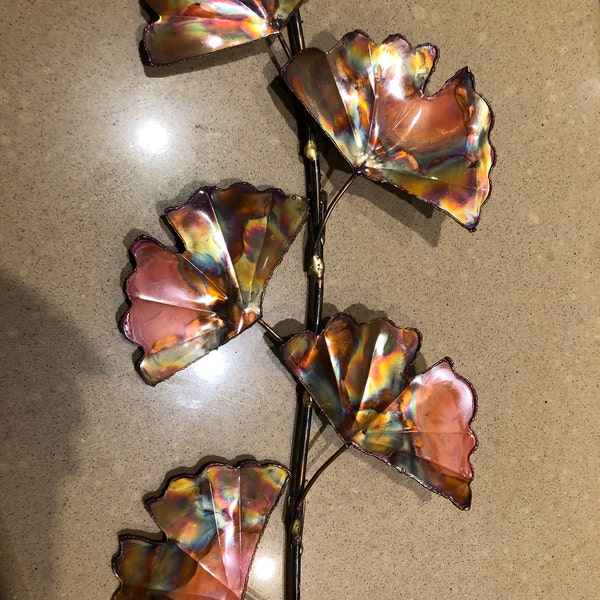 Gingko Leaf Sculpture, Gingko, Tree Sculpture, Wall Art,wall Decor ...