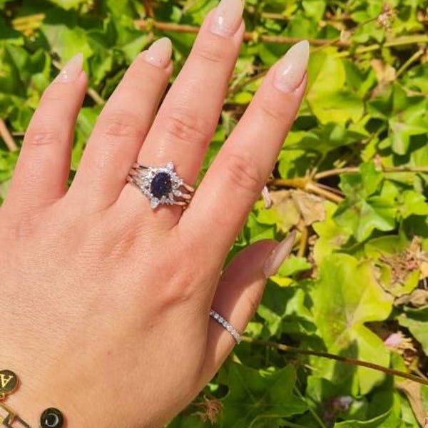 Custom Fidget Ring, Personalized Anxiety Ring, Hammered Spinner Band ...