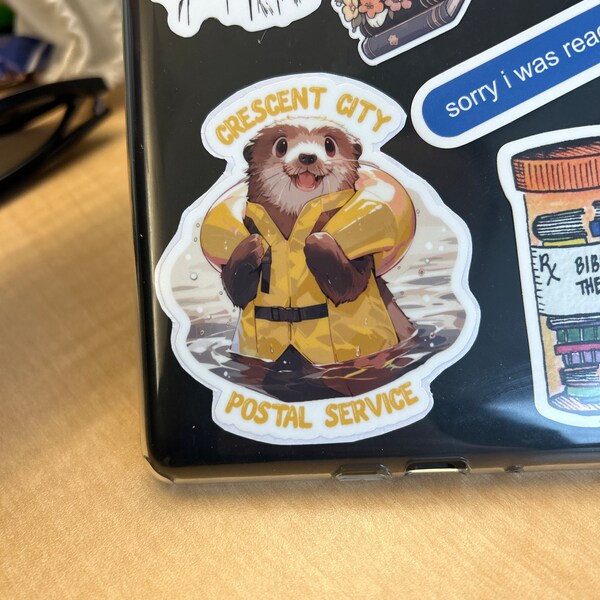 Crescent City Otter Sticker | Lunathion Postal Service - Etsy