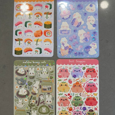 Sunflower Picnic Sticker Sheet - Etsy