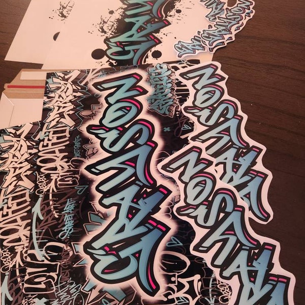 Custom Graffiti, Street Art Style Name, Customized Graffiti Poster ...