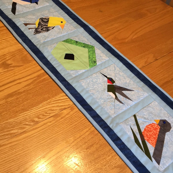 Yellow Finch Paper Pieced Block Pattern in PDF - Etsy