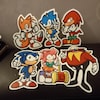 Sonic the Hedgehog Ships OTP Stickers Sonamy Sonally Sonadow Sonaze ...