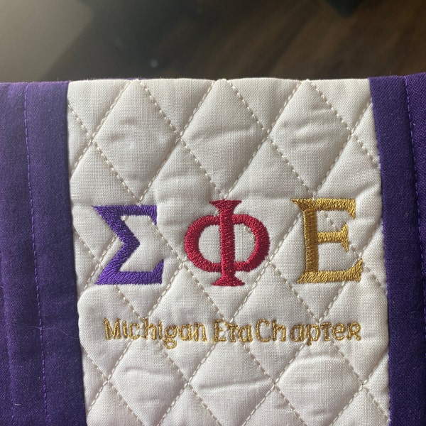 GREEK LETTERS EMBROIDERY - 3 Sizes, Greek Monogram Font, Instant ...