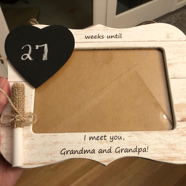 Baby Announcement Grandma Countdown Frame / Youre Going to Be a Grandma ...
