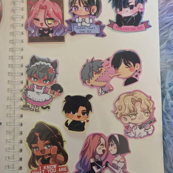 Alien Stage Stickers || Mizi | Sua | Ivan| Till | Luka | Hyuna || 2 ...